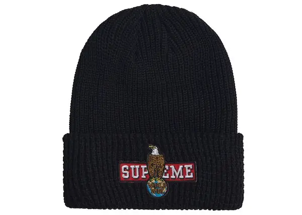 Supreme Eagle Beanie - Black