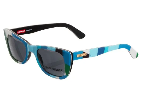 Supreme Emilio Pucci Cat Sunglasses - Blue | Editorialist