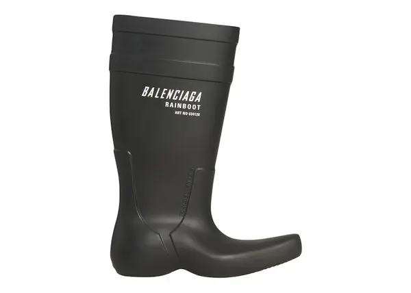Balenciaga Excavator Rubber Boots - Black/white