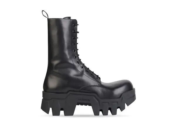 Balenciaga Bulldozer Lace-up Boots