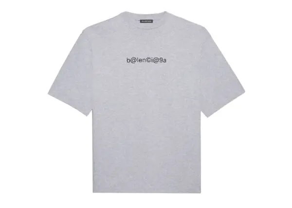 Balenciaga Large Fit Symbols T-shirt