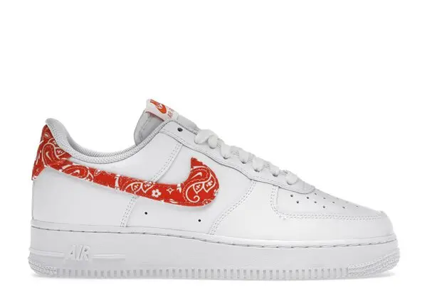 Nike Air Force 1 Low Orange Paisley - White/rush Orange