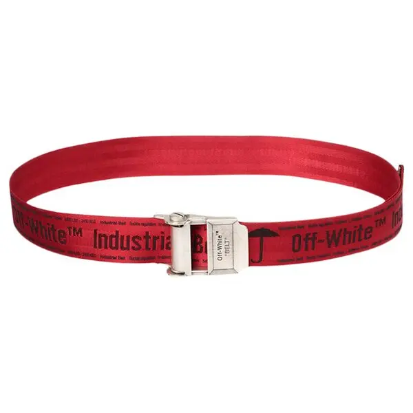 Buckle Belt Off White Industrial Belt Red Off-White Short