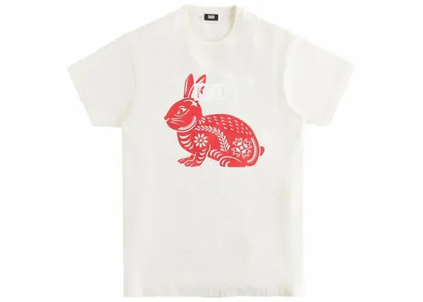 Kith Treats Year Of The Rabbit Vintage Tee Shirt - Sandrift