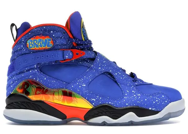 JORDAN Retro Doernbecher Sneakers - Hyper Blue/electro Orange/black