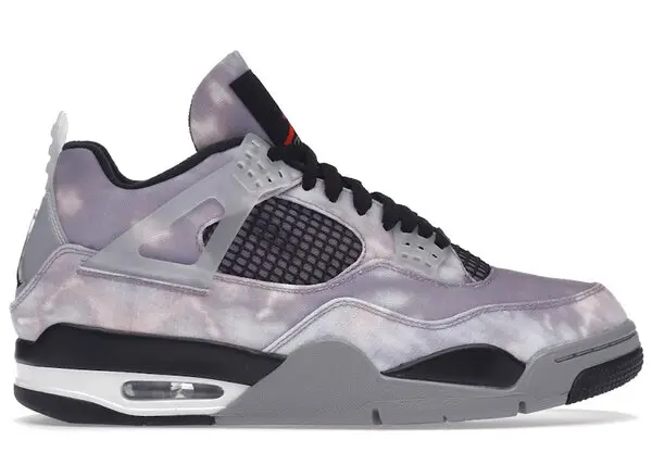 JORDAN 4 Retro Zen Master Sneakers - Amethyst Wave/bright Crimson/black