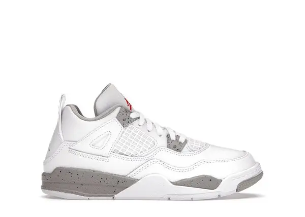JORDAN 4 Retro Oreo Preschool Sneakers - White/tech Grey/black