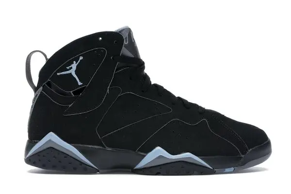 JORDAN 7 Retro High-top Sneakers - Black/chambray/light Graphite