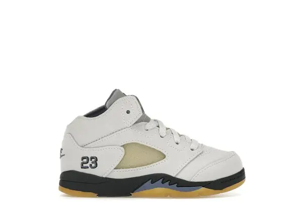 JORDAN 5 Retro A Ma Maniére Sneakers - Photon Dust/black/diffused Blue
