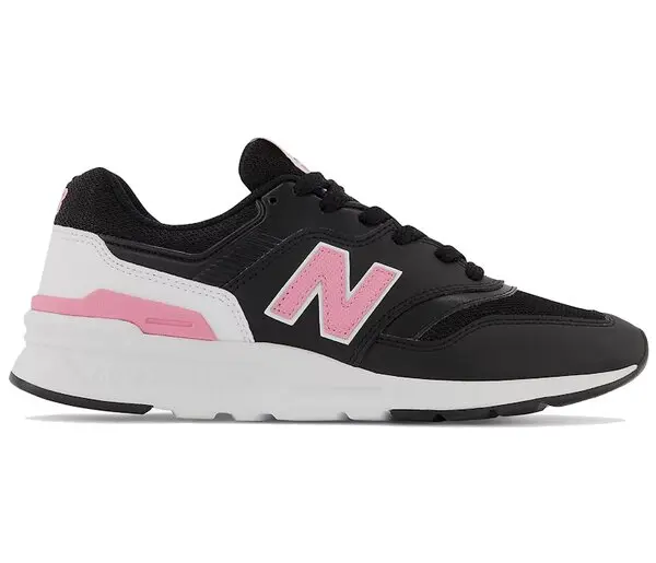 NEW BALANCE 997h Athletic Sneakers - Black/bubblegum