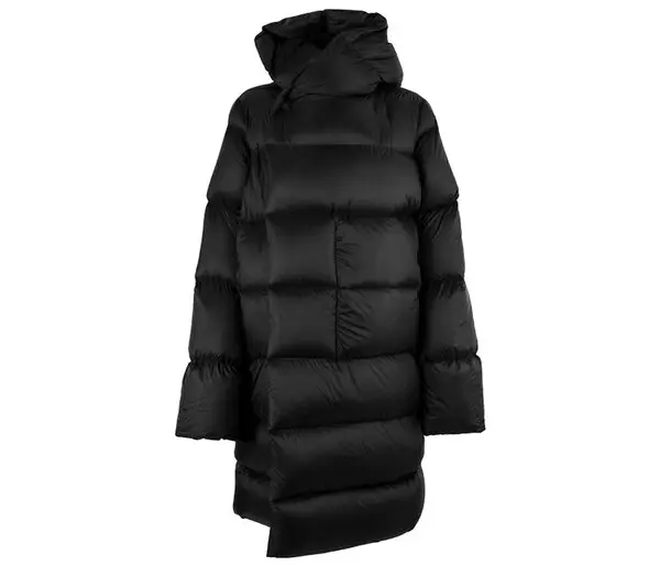 Rick Owens Hooded Long Down Jacket
