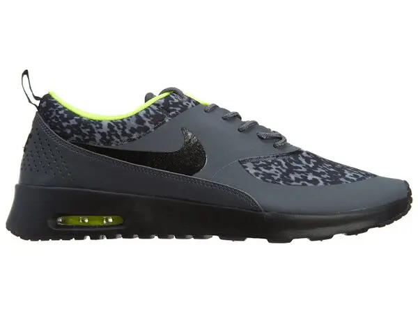 Nike Air Max Thea Print Sneakers - Dark Grey/black/volt