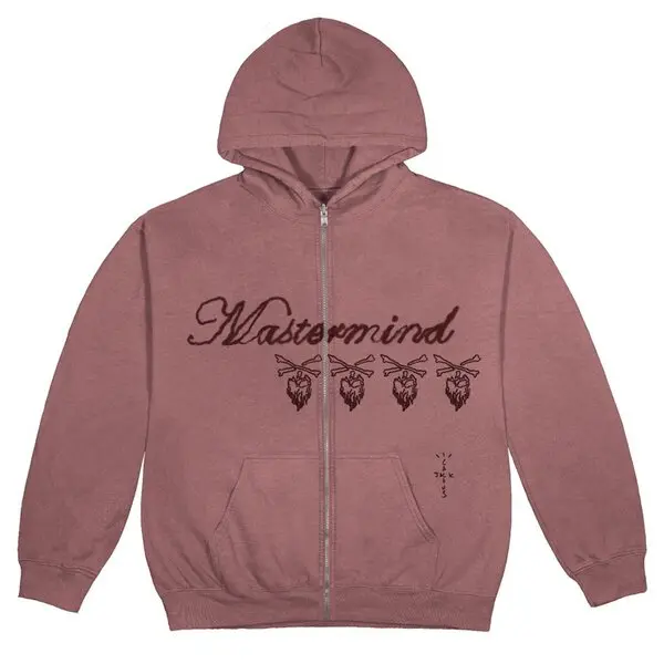 TRAVIS SCOTT Cactus Jack For Mastermind Skull Zip Up Hoodie