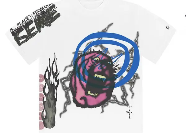 TRAVIS SCOTT Cactus Jack For Fragment Sunrise Tee Shirt