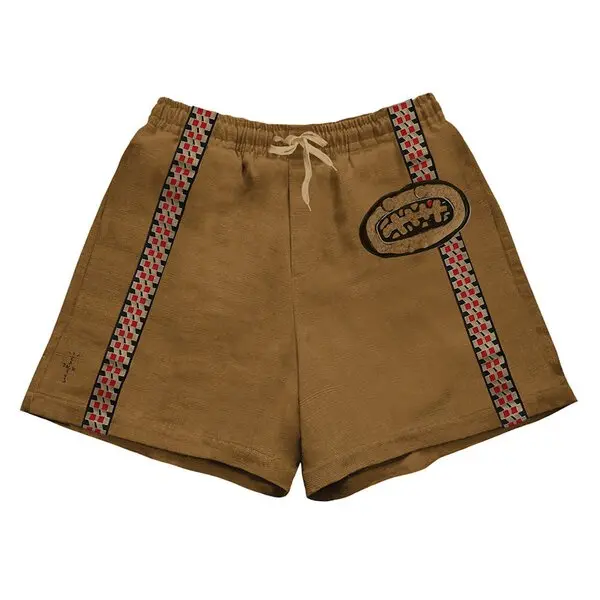 TRAVIS SCOTT Cactus Jack Stripe Short - Brown