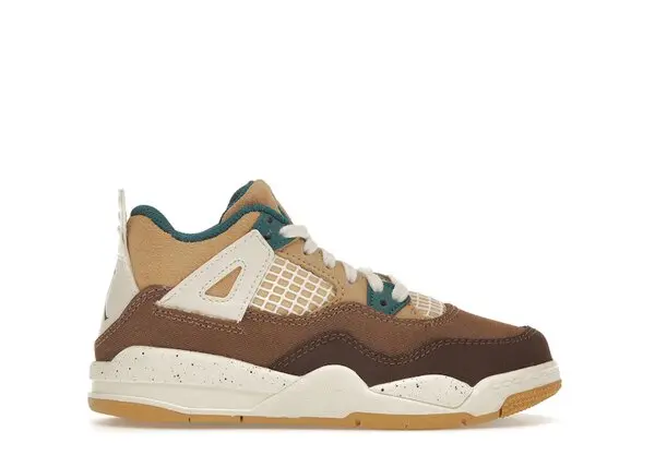 JORDAN 4 Retro - Cacao Wow/geode Teal/ale Brown