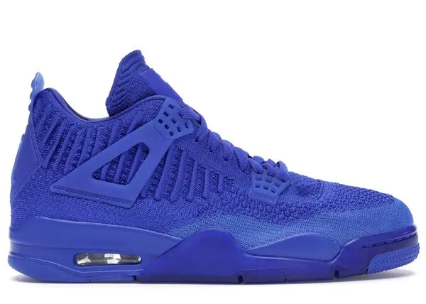 JORDAN Air Retro Flyknit Sneakers - Hyper Royal/black