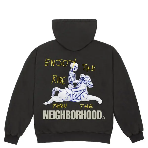 TRAVIS SCOTT Cactus Jack X Neighborhood Carousel Hoodie - Black