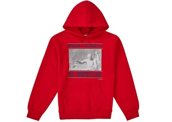 Supreme Know Thyself Hooded Sweatshirt - Red