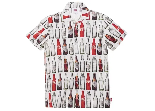 Kith X Cocacola Bottles Camp Button Up