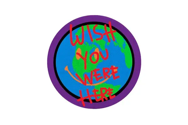 TRAVIS SCOTT Astroworld Wish You Were Here Rug - Multicolor