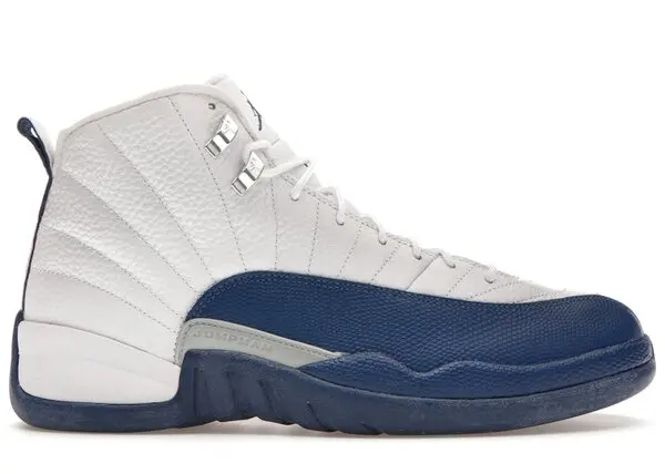 JORDAN Retro - White/french Blue/metallic Silver