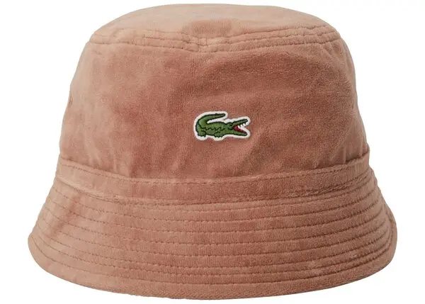 Supreme Lacoste Velour Crusher - Light Maroon