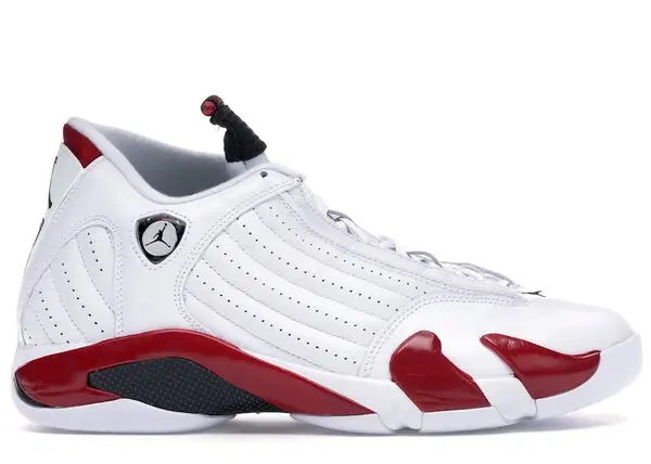 JORDAN Air 14 Retro Candy Cane Sneakers - White/black/varsity Red