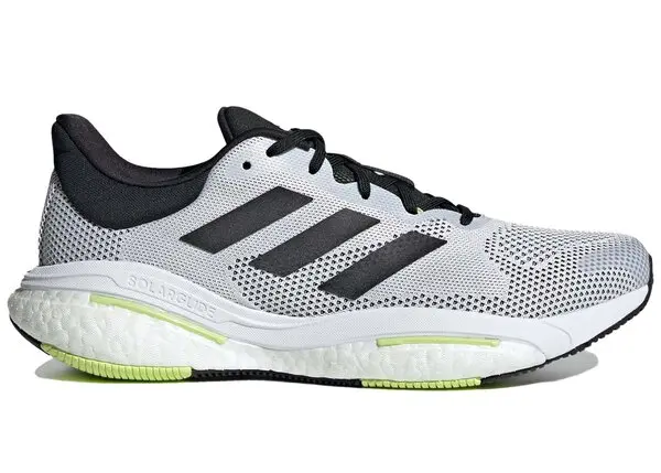 Adidas Solarglide 5 Sneakers - Cloud White/core Black/pulse Lime