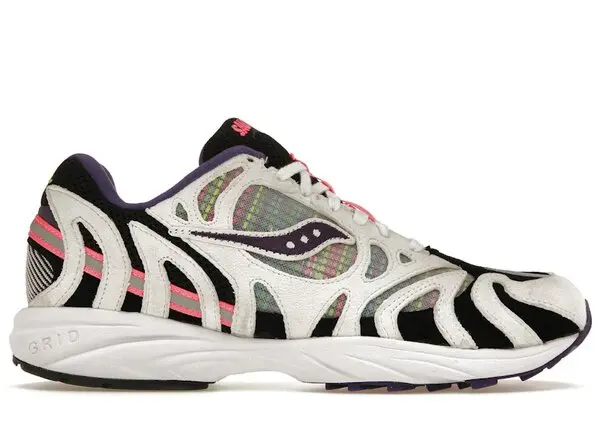 Saucony Grid Azura 2000 Sneakers - White/black/neon
