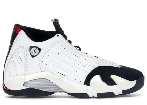 JORDAN Retro Toe Sneakers - White/black/varsity Red