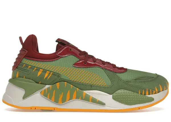 PUMA Rsx Masters Of The Universe Battle Cat Sneakers - Dill/saffron/burnt Russet