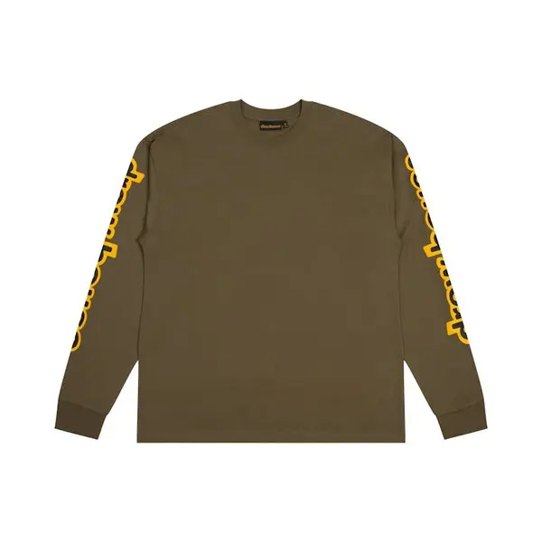 Drew House Hug Long Sleeve Tee Shirt - Midnight Olive