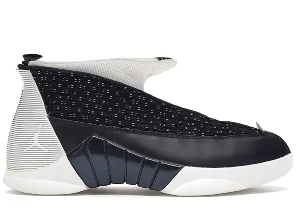 JORDAN 15 Og Sneakers - Obsidian/white/metallic Silver