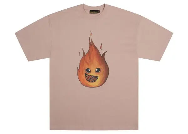 Drew House Drew Flame Short Sleeve Tee Shirt - Dusty Rose