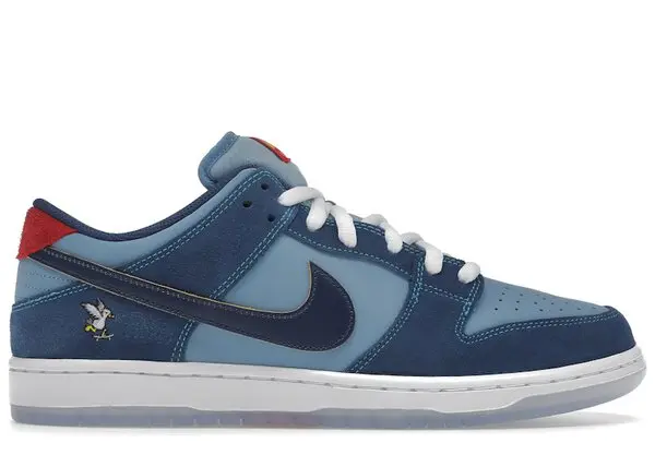 Nike Sb Dunk Low Pro Why So Sad Sneakers - Coastal Blue/light Current Blue