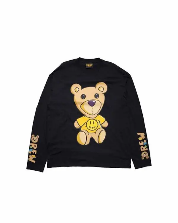 Drew House Theodore Long Sleeve T-shirt - Black