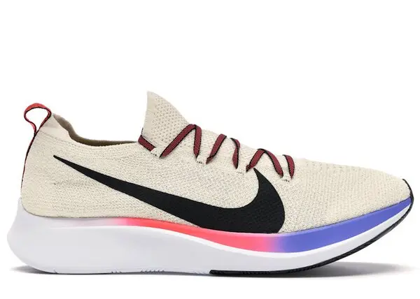 Nike Zoom Fly Flyknit - Light Cream University Red Sapphire Black