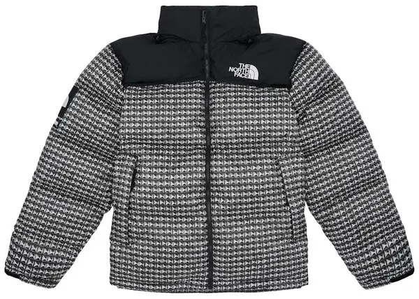 Supreme The North Face Studded Nuptse Jacket - Black