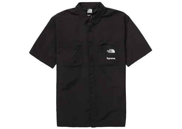Supreme The North Face Trekking Short Sleeve Shirt - Black