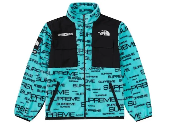 Supreme The North Face Steep Tech Fleece Jacket - Teal