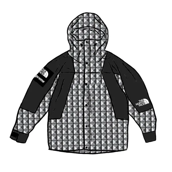 Supreme Studded Mountain Light Jacket - Black