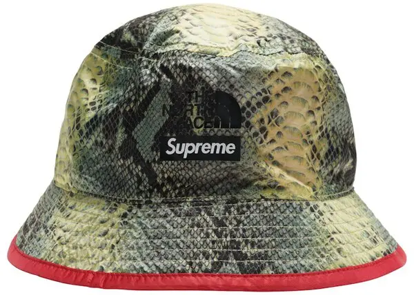 Supreme The North Face Snakeskin Packable Reversible Crusher Hat