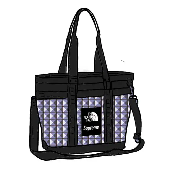 Supreme The North Face Studded Explore Utility Tote - Royal