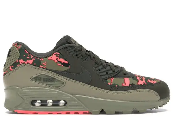 Nike Air Max 90 Digi Camo Sneakers - Cargo Khaki/neutral Olive