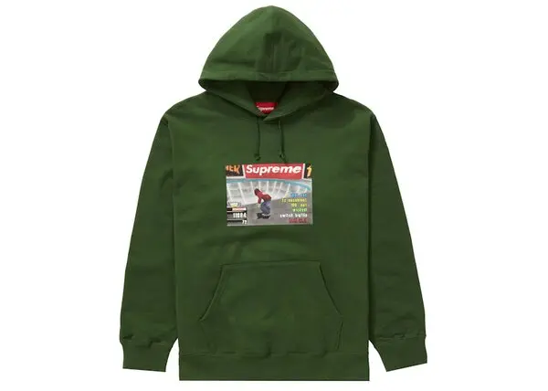Supreme Thrasher Hooded Sweatshirt - Green
