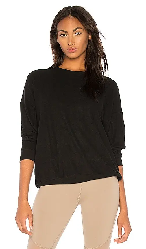 Alo Yoga Soho Pullover - Black
