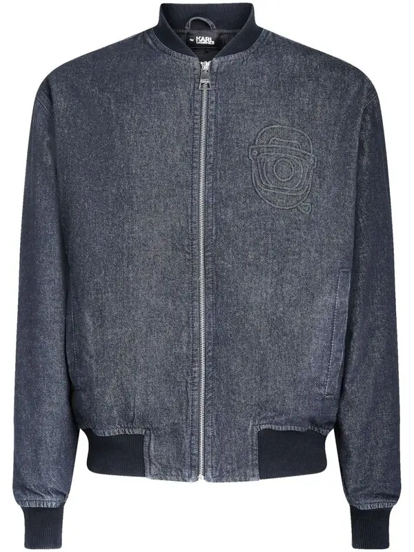 Karl Lagerfeld X Darcel Disappoints Denim Bomber Jacket