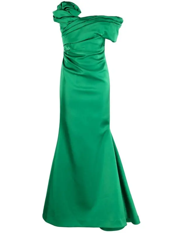 Rachel Gilbert Edan Mermaid Maxi Dress In Green - 56% Off | Editorialist