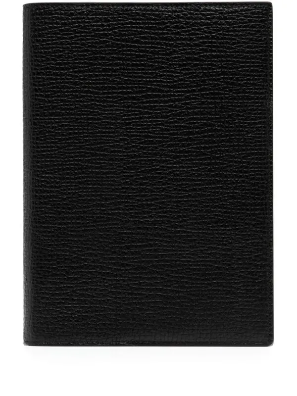 Smythson Ldw Evergreen Notebook - Black